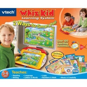VTech Whiz Kid Learning System & 4 games bundle