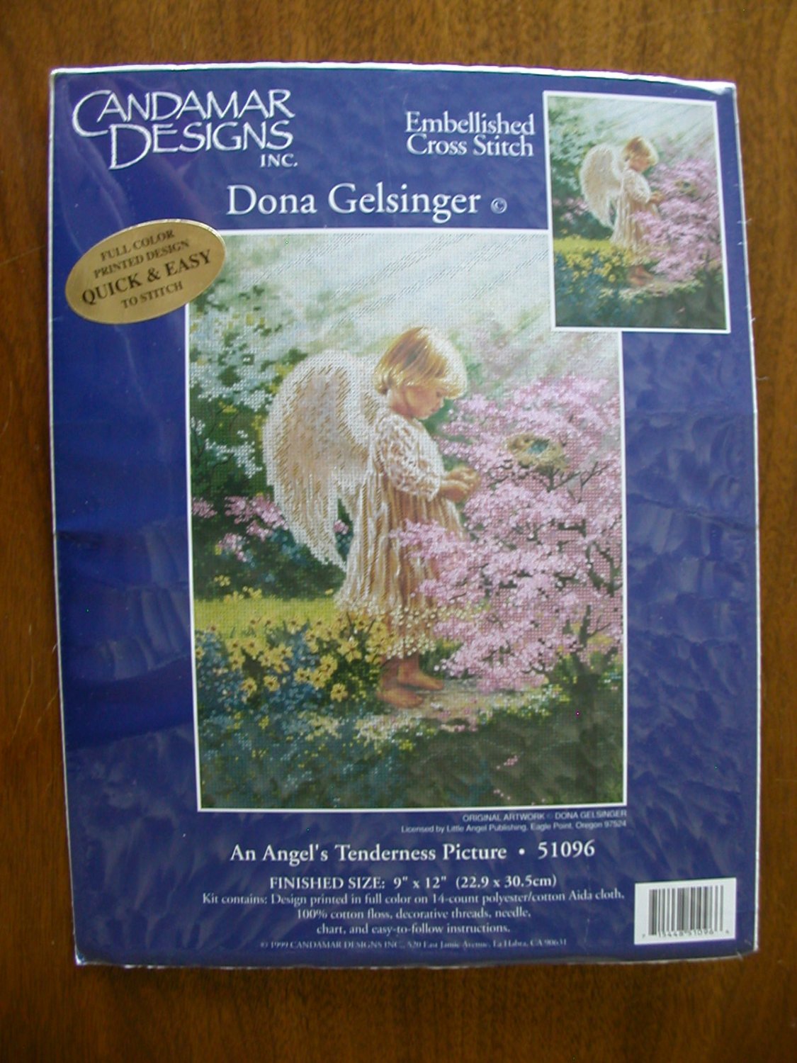 Candamar Designs An Angel’s Tenderness Picture cross stitch kit 51096