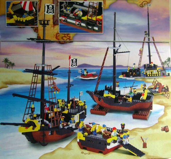 5.1LBS Enlighten 308 - Huge Black Pearl Pirate Ship Boat Figure Brick ...
