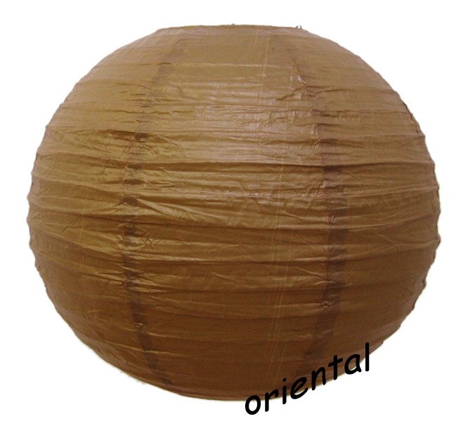 10 X 10"/25cm Brown Paper Lanterns Wedding Party Shower Decorations
