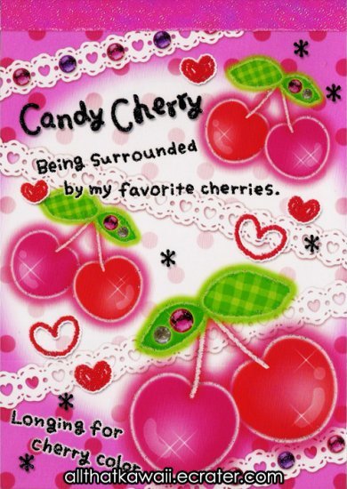 Kamio Japan Candy Cherry Memo Pad (4x6) Kawaii