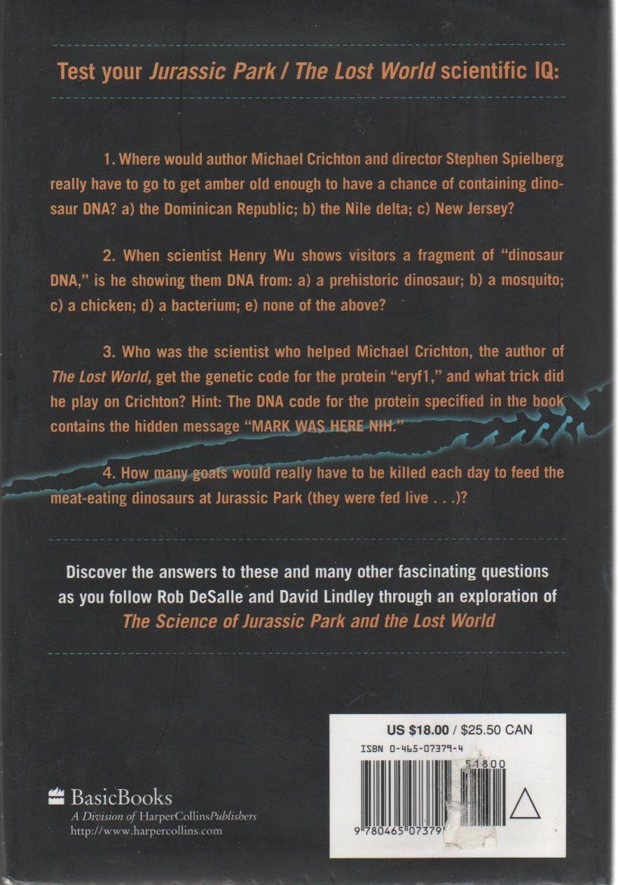 The Science of Jurassic Park by D. Lindley, R. DeSalle