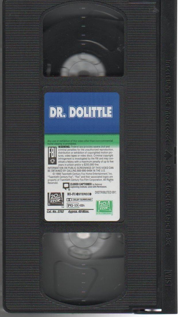 Dr. Dolittle (VHS)