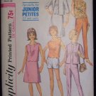 Vintage 80s Very Little Vogue 2358 Flower Girl Dress Pattern Ruffle Top ...