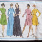 Vintage 50s Butterick 6700 Wing Collar Day Dress Pattern Size 18
