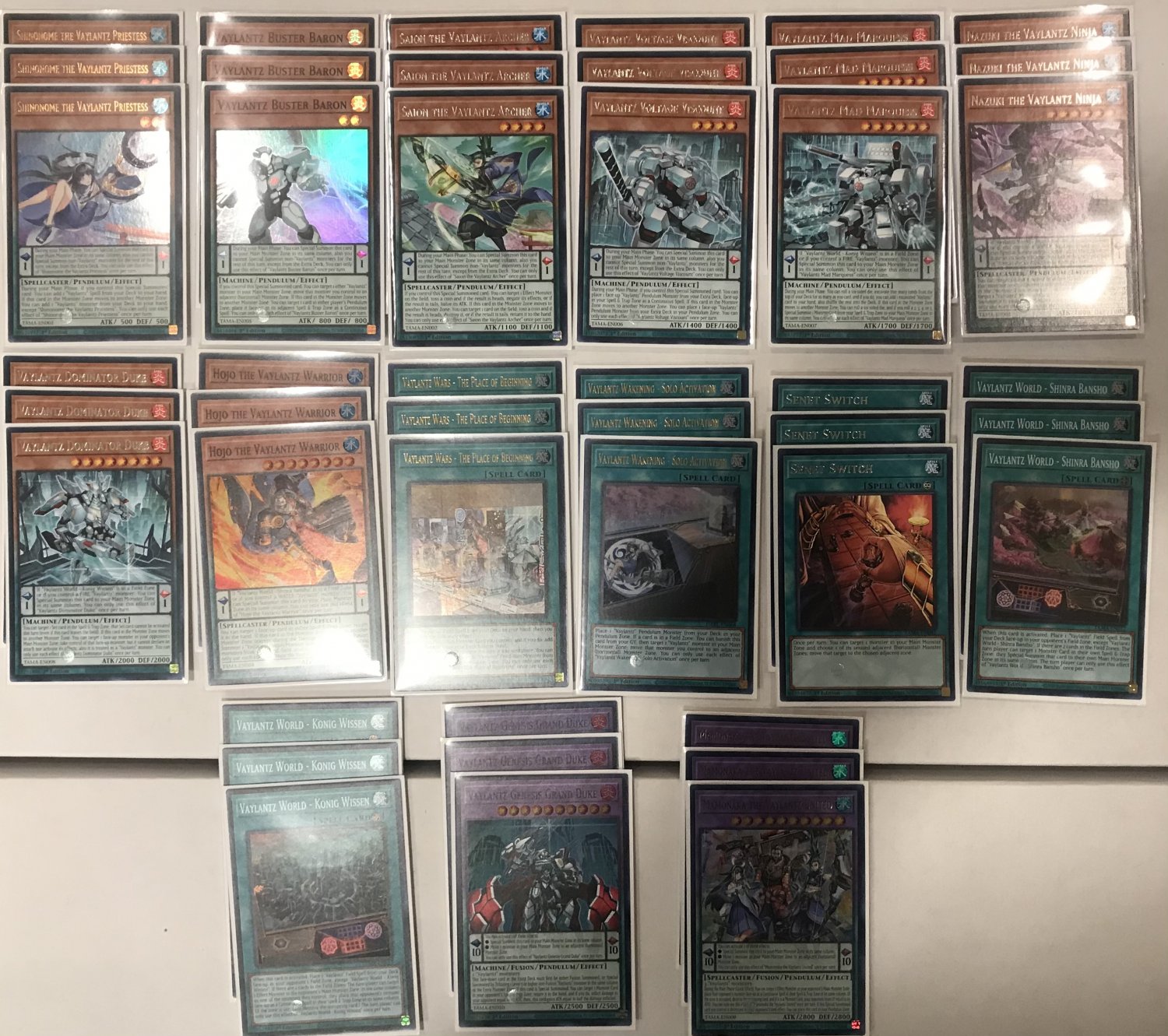 Yu-Gi-Oh! Vaylantz Deck Core