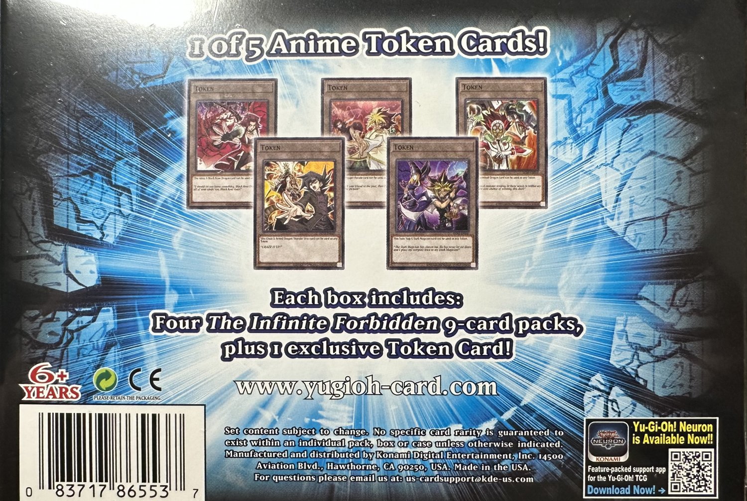 Yu-Gi-Oh! The Infinite Forbidden (INFO) Special Edition Box (1st ...
