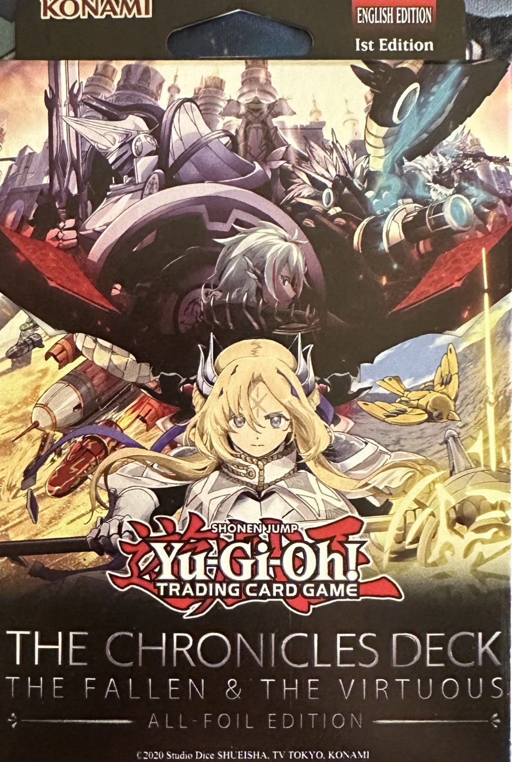 Yu-Gi-Oh! SD: THE CHRONICLES DECK: The Fallen & The Virtuous (All-Foil Edition) (1st Edition)