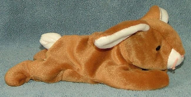 TY Beanie Baby Ears the Rabbit 1995 Retired Free Shipping