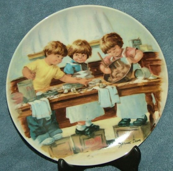 Knowles collector plate "The Taste Test"