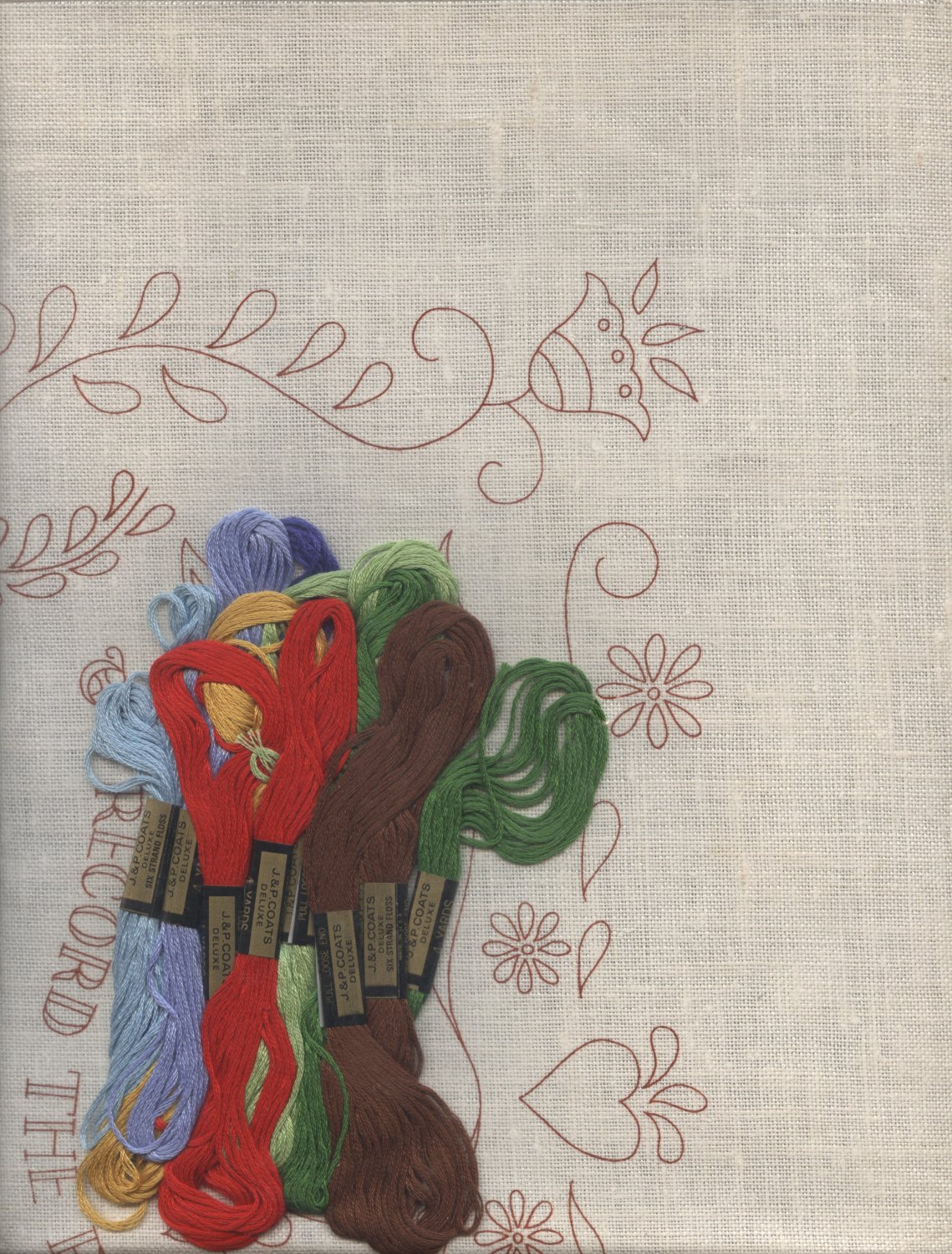 Needlework Embroidery Birth Certificate Kit