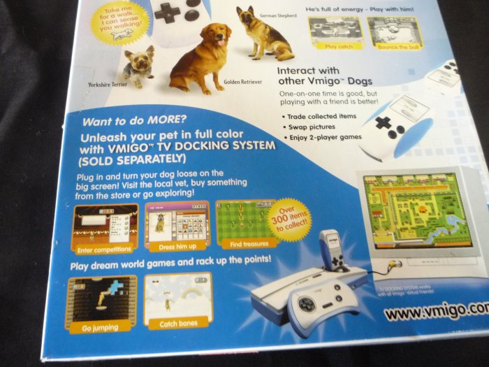 Vmigo Portable Handheld gaming unit - Golden Retriever