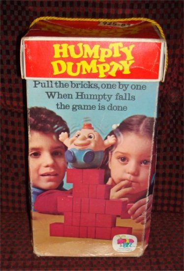 Schapner's Vintage Humpty Dumpty Game 1971 Schapner
