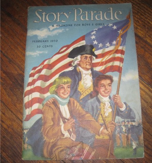 Vintage Story Parade Magazine February 1950 (Patriotic Cover)