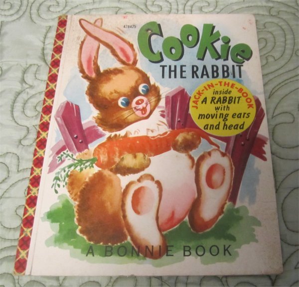 Vintage Childrens Book COOKIE The Rabbit A Bonnie Book(Jack in the Book ...