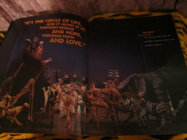 1997 THE LION KING BROADWAY MUSICAL PROGRAM