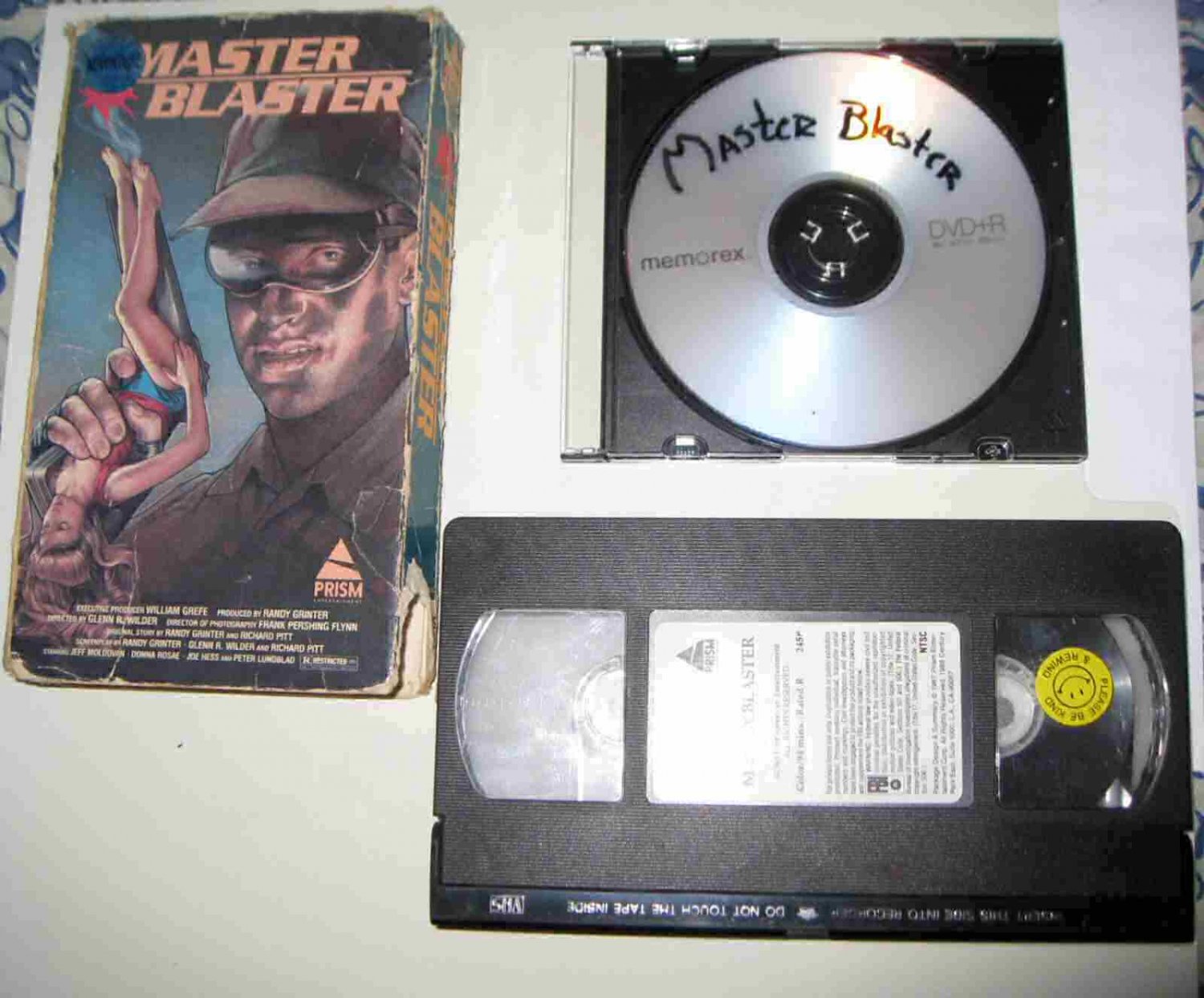 Master Blaster VHS Horror Slasher Gore Uncut Rare + Bonus *FREE SHIPPING*