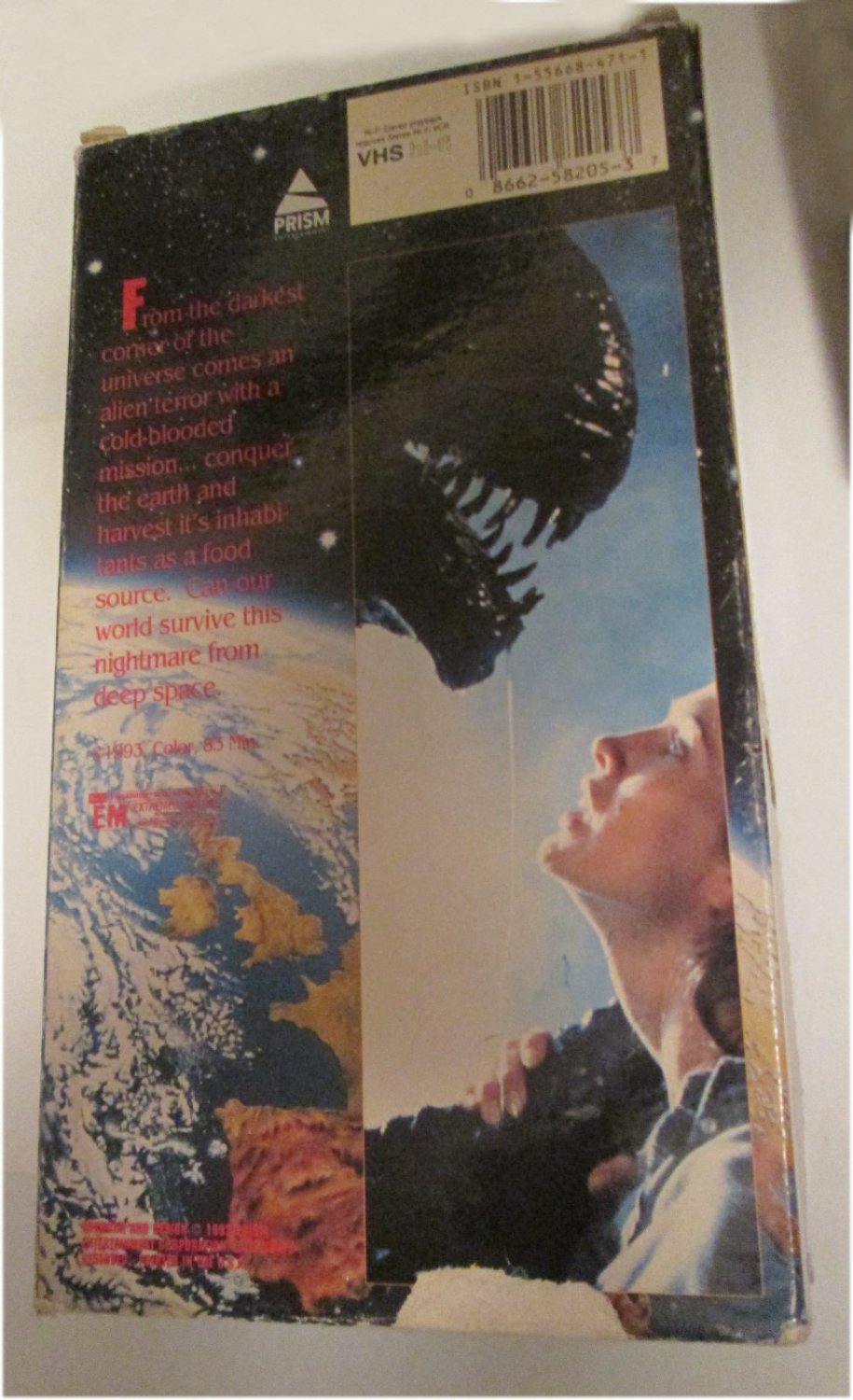 DARK UNIVERSE VHS HORROR Steve Latshaw ALIEN knock Off