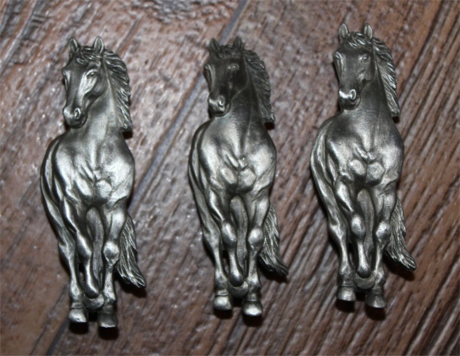Fort USA Lead Free Heavy Pewter Horses Heavy and Detailed FREE SHIPPING