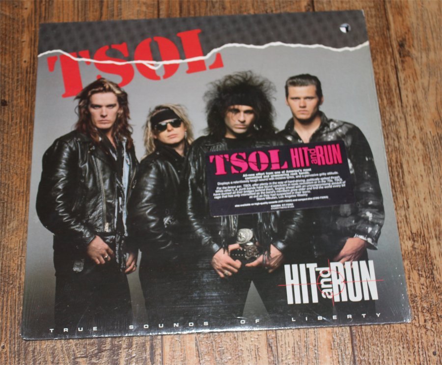 TSOL 1987 "HIT & RUN" Original Vintage Punk Metal 12" Vinyl Record