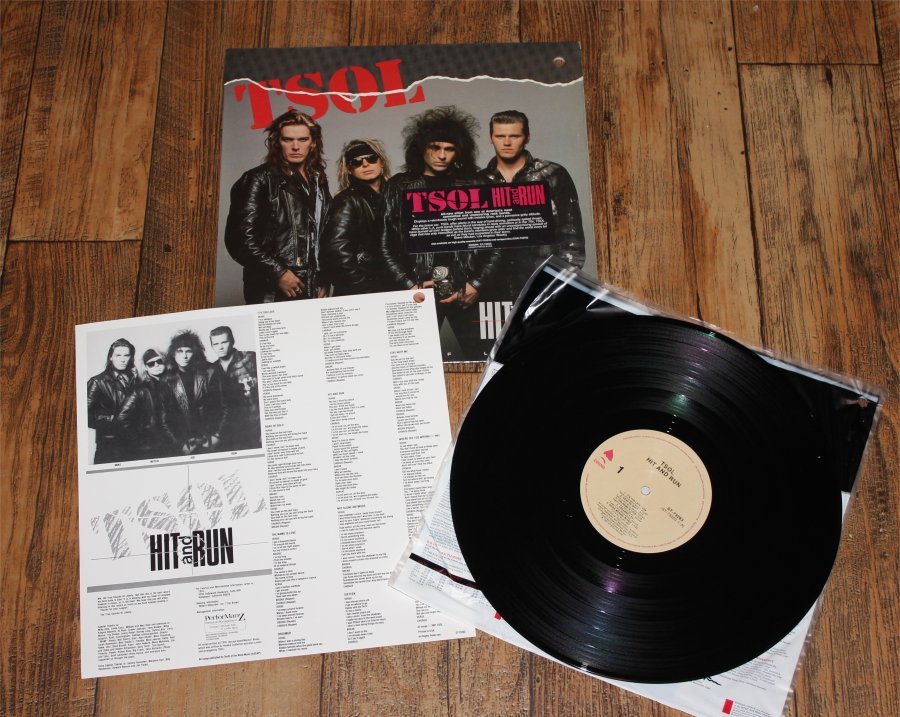 TSOL 1987 "HIT & RUN" Original Vintage Punk Metal 12" Vinyl Record