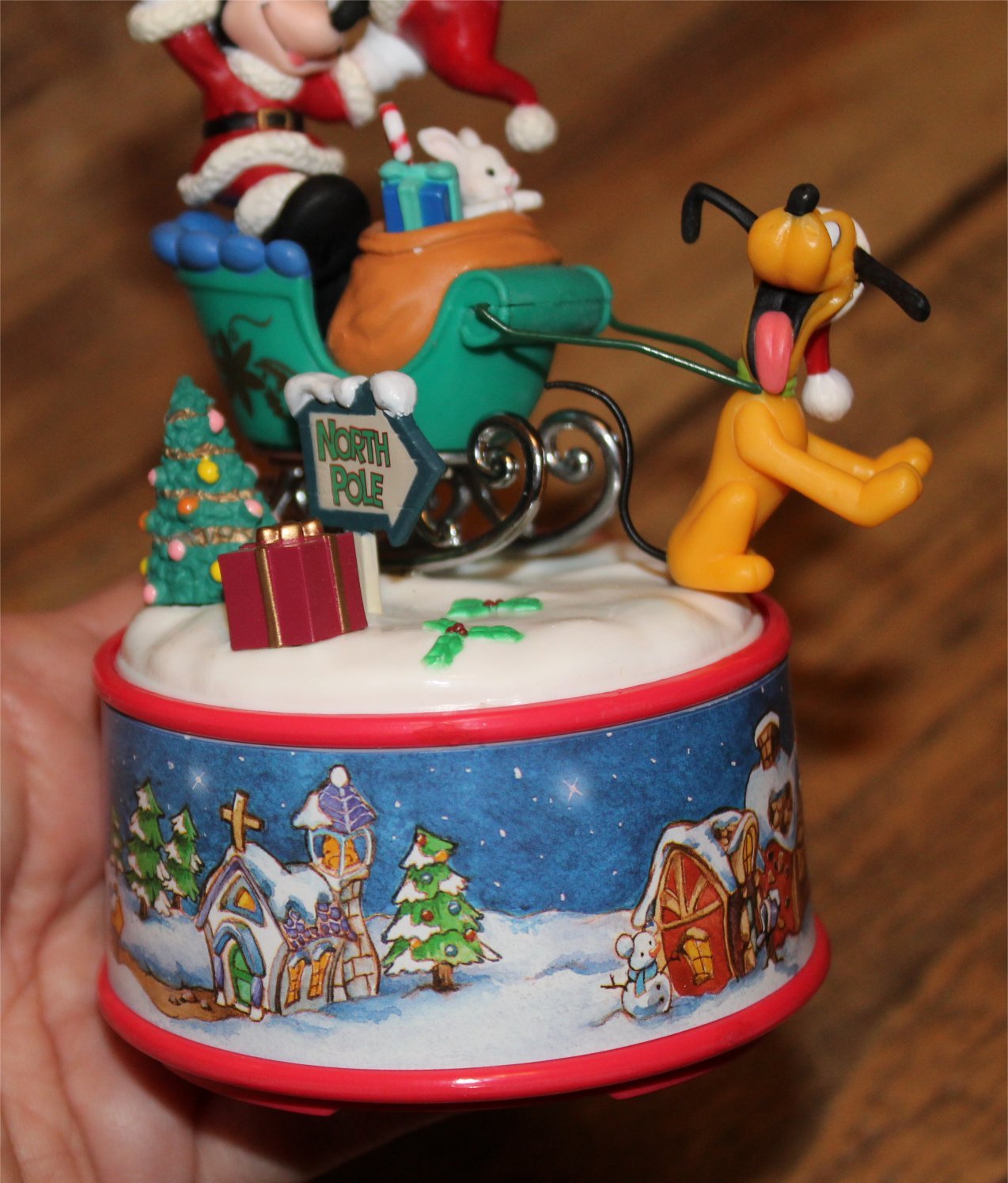 Vintage ENESCO Disney's Mickey & Co. Santa's Secret Helpers Mini Action ...