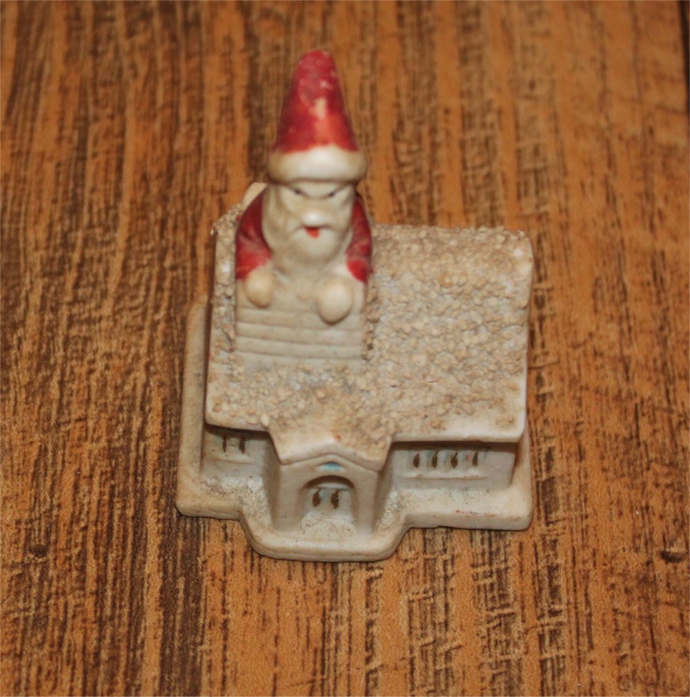 Antique 1920s 1930s Vintage Japan Bisque Christmas Snowbaby Santa Claus ...