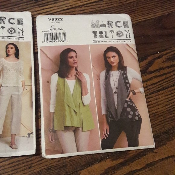 Marcy Tilton Uncut Sewing Patterns Lot Free Shipping