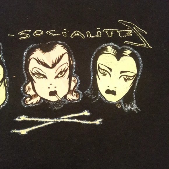 Vintage late 90s y2k Mall Pastel Goth Witch Vamp fits Ladies Medium