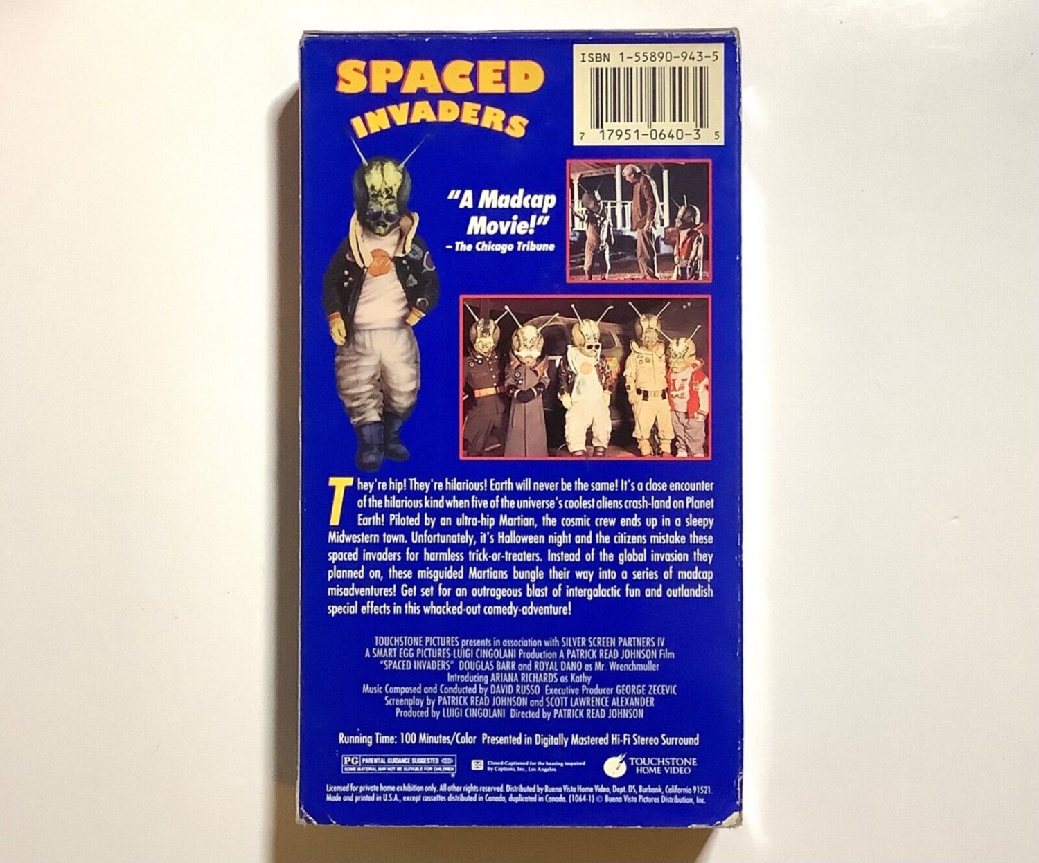 Spaced Invaders VHS Cult Comedy Aliens Sci Fi Fantasy UFO First Release ...