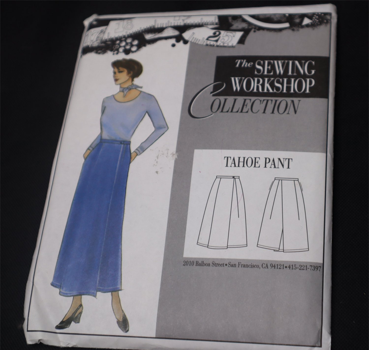 The Sewing Workshop Collection Pattern UNCUT Tahoe Pant Asymmetric Skirt