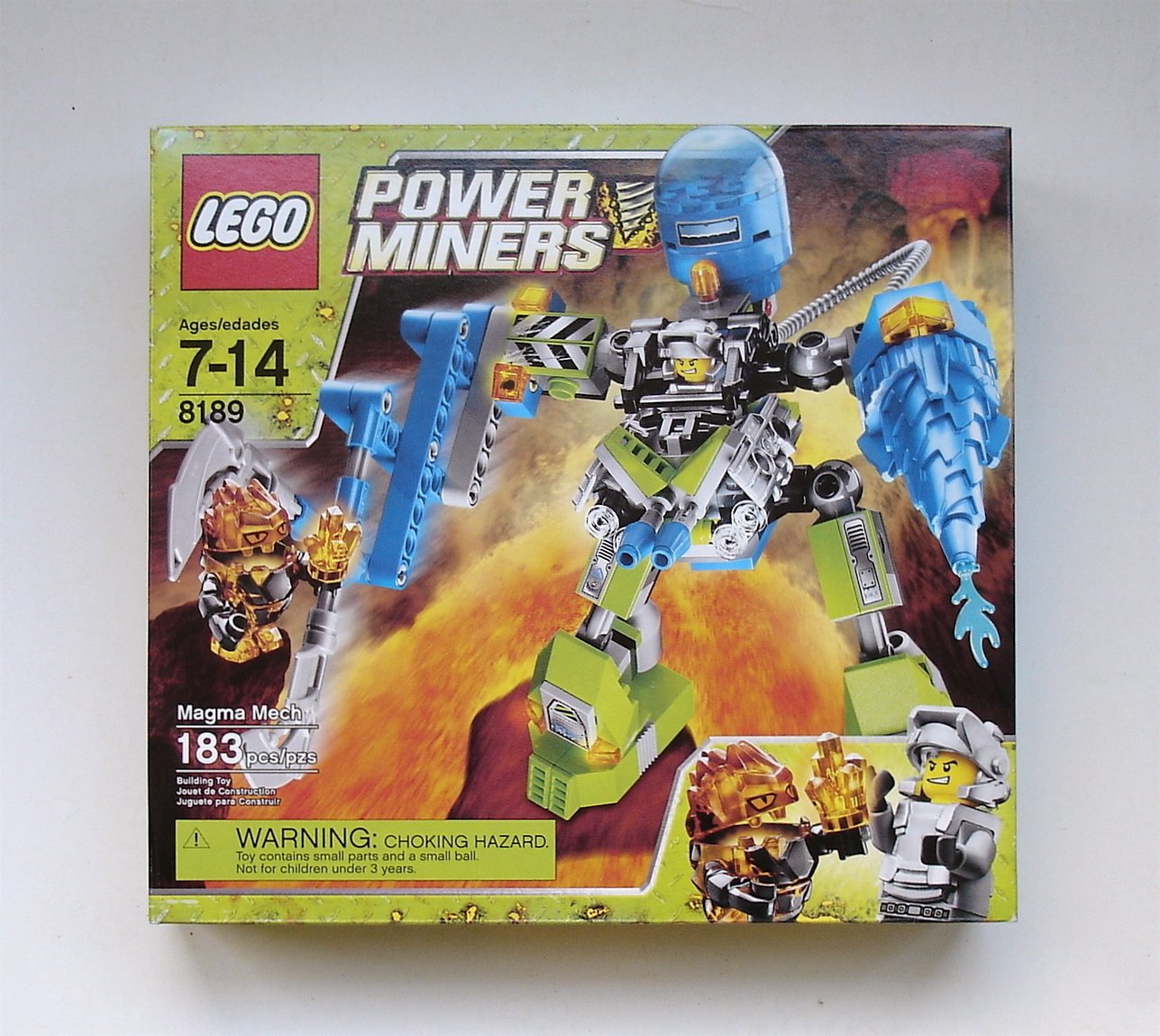 LEGO Power Miners Magma Mech 8189 NEW