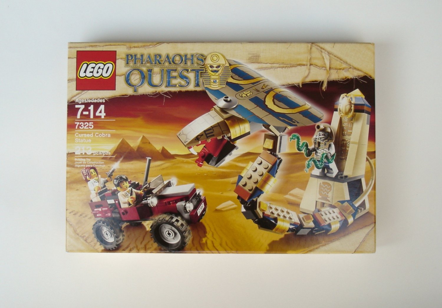 LEGO Pharaoh's Quest Cursed Cobra Statue 7325 NEW