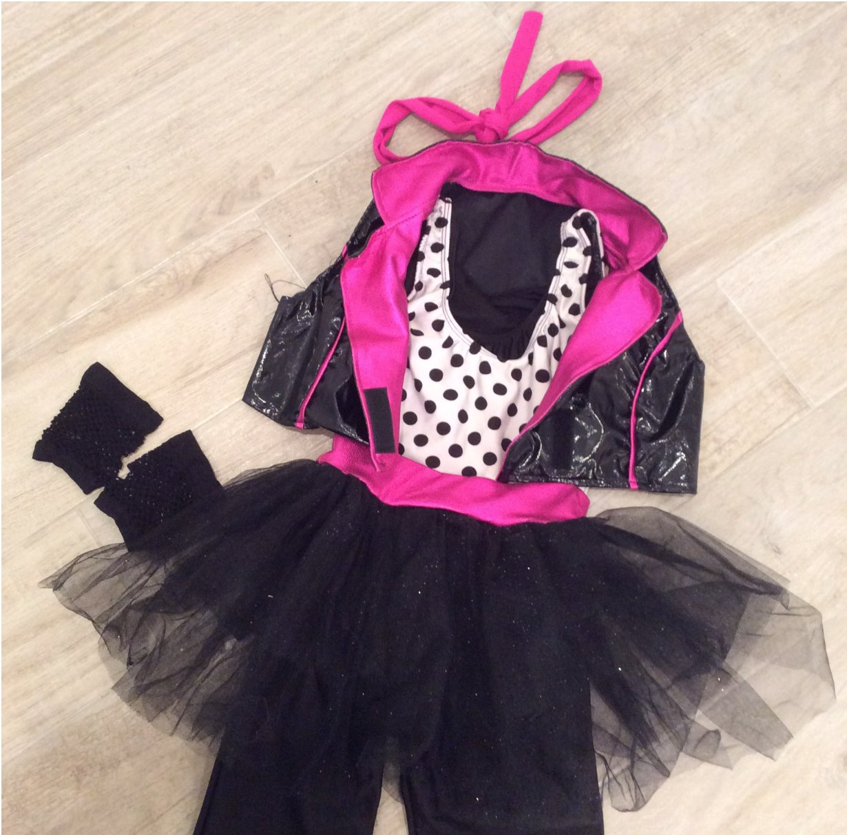 80s POP ROCK PUNK COSTUME SET Kids M Pageant Dance SCHOOL DANCE EIGHTIES