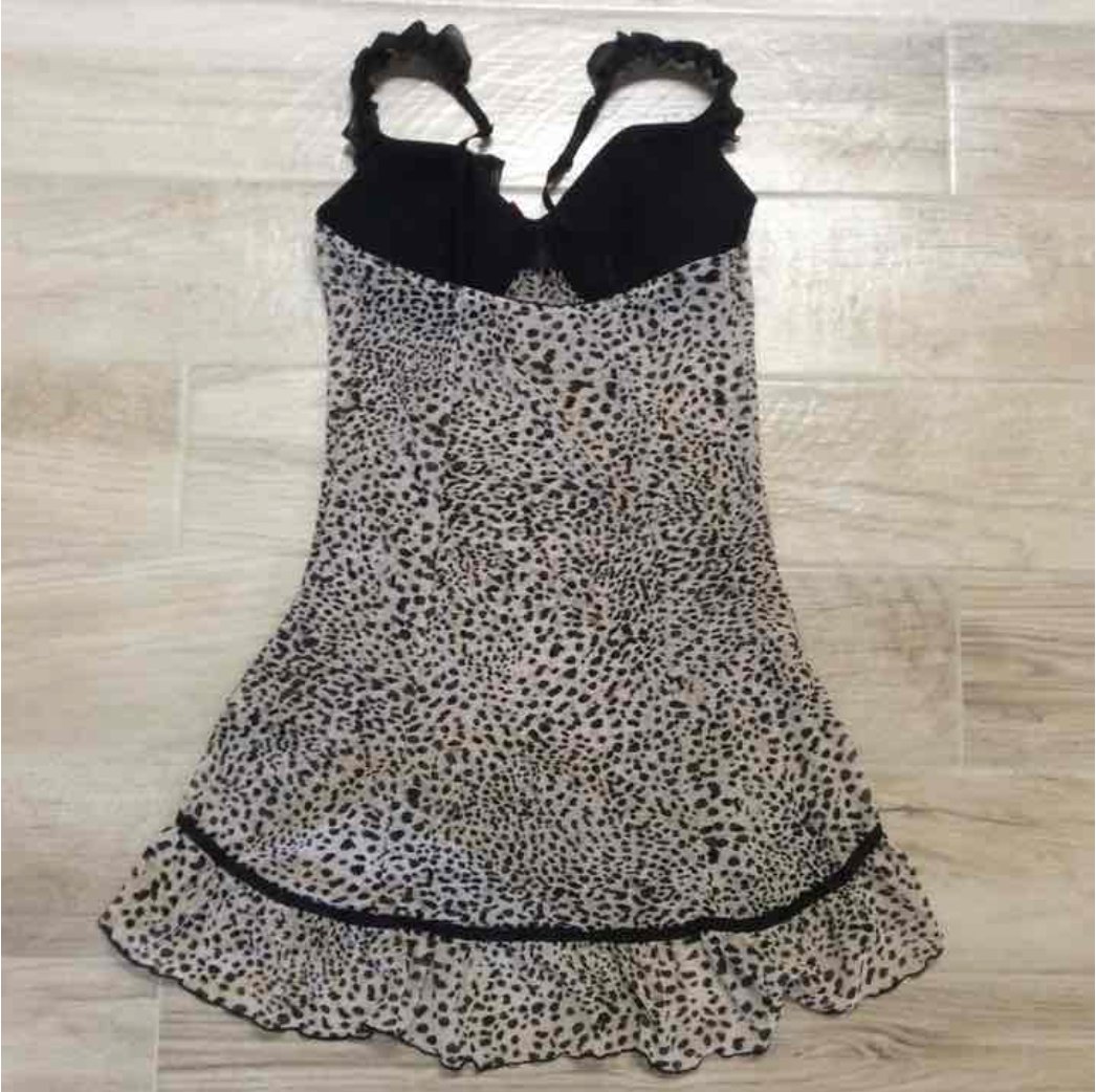 PRIMARK Secret Possessions CHEETAH CAMI SLIP Pajama PJ Sleepware BABYDOLL