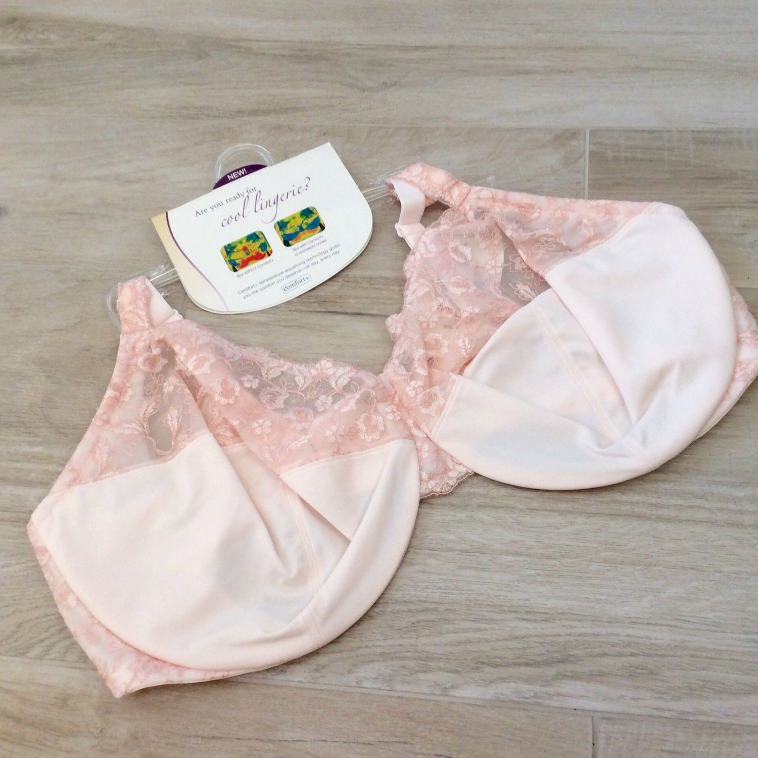 MIA amoena BODY COOLING BRA Pink Gabby LACE Any Size