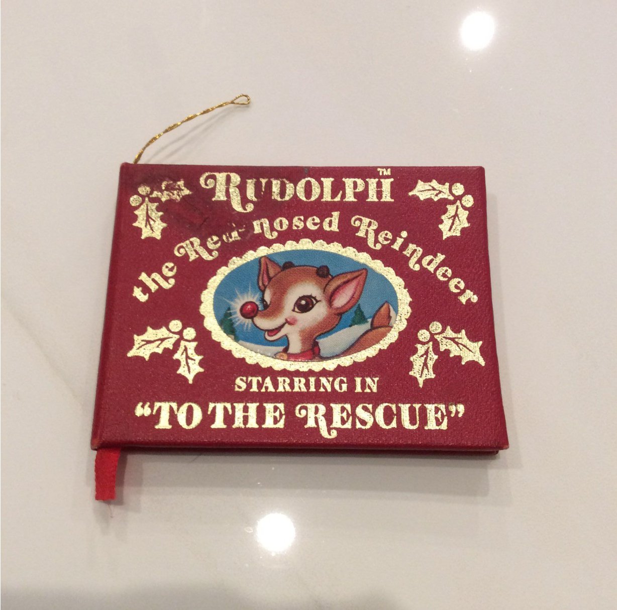 Rudolph the red nosed reindeer Mini Book CHRISTMAS HOLIDAY GIFT ...