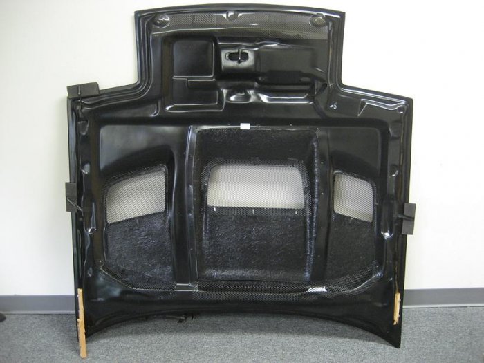 1986-1992 Mazda RX-7 FC3S REF vented carbon fiber hood