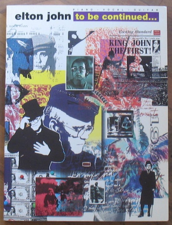 Elton John To Be Continued Song Book Softcover 1991