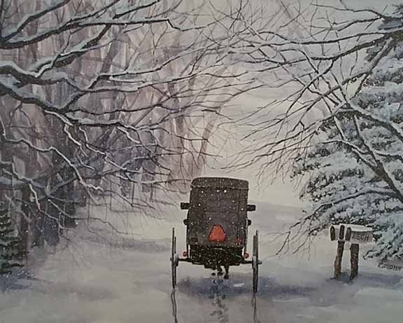 Eric Mohn Postcard Winter Storm