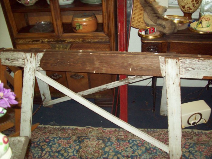 Rustic Wooden Sawhorse