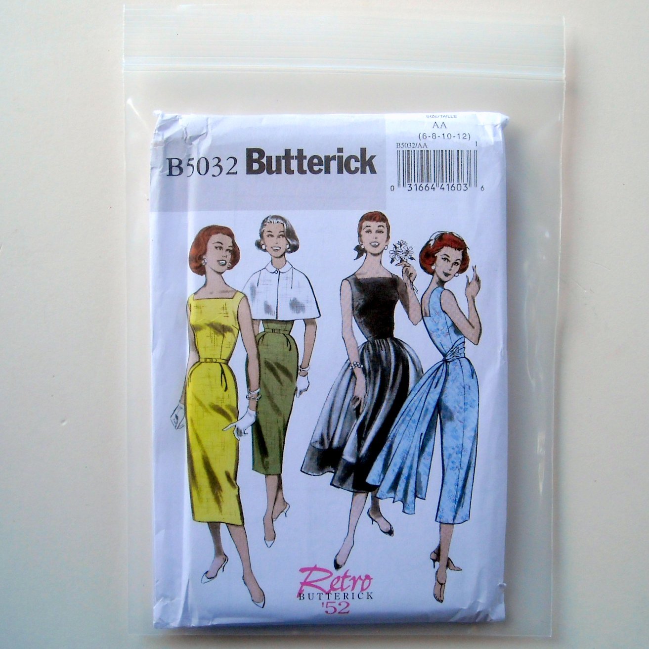 Butterick Misses Capelet Dress Overskirt Cummerbund Sash Belt Sewing ...