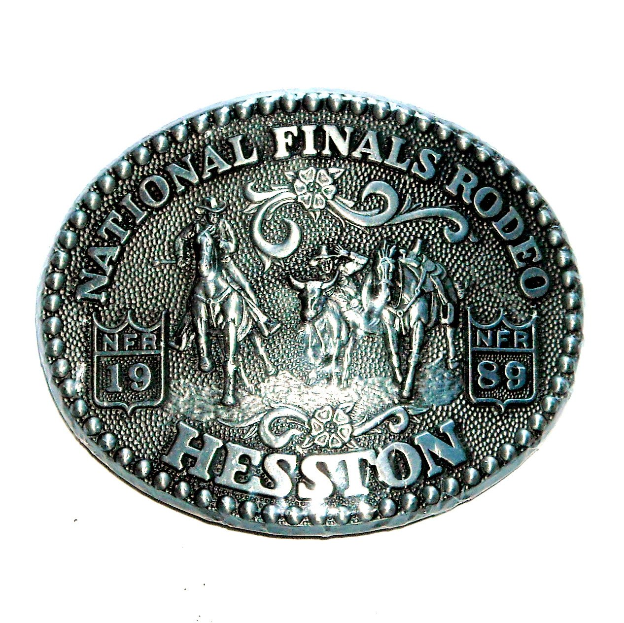 NFR Hesston 1989 Professional Rodeo Cowboys Belt Buckle