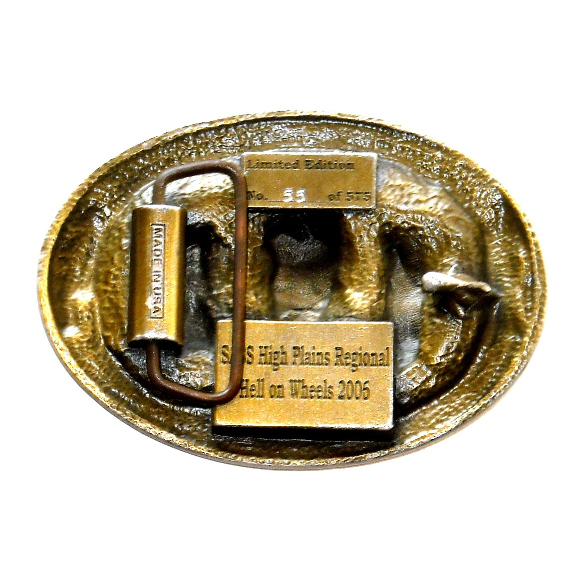 Sass High Plains Regional Hell on Wheels 3D 2006 Cheyenne Brass Color ...