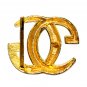 Gucci Classic GG Logo Vintage Gold Color Belt Buckle