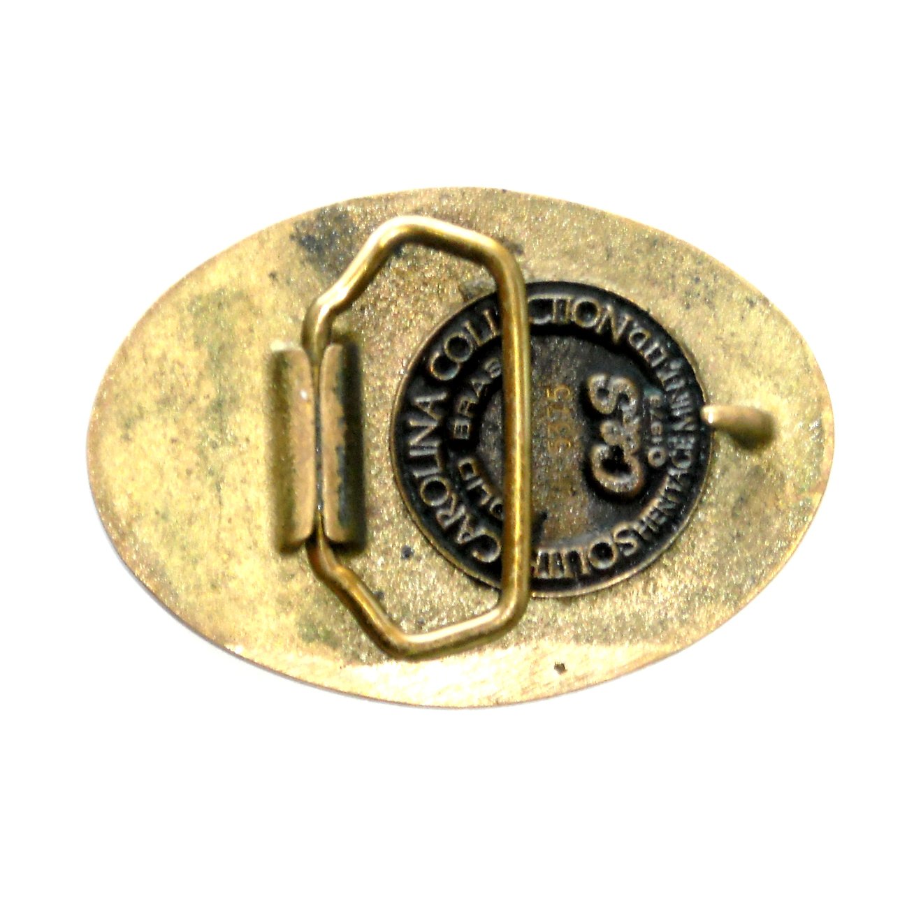 South Carolina Seal Heritage Mint Solid Brass Vintage Belt Buckle