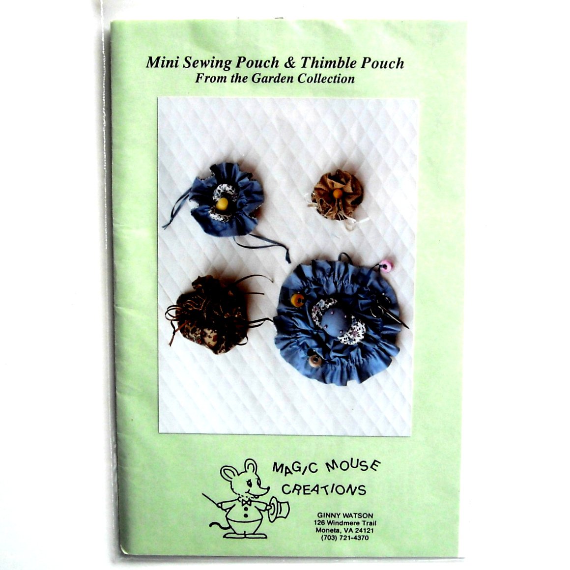 Mini Sewing Pouch & Thimble Pouch Craft Pattern