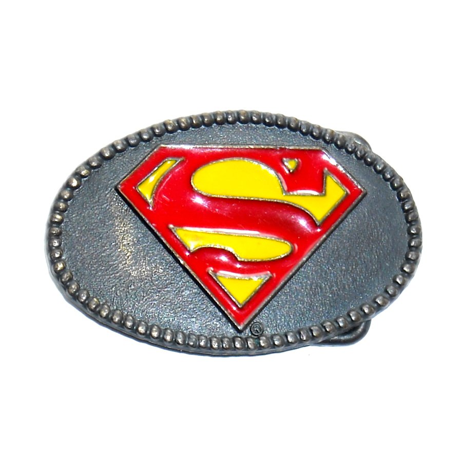 Superman Logo DC Comics 1980 Belt Buckle