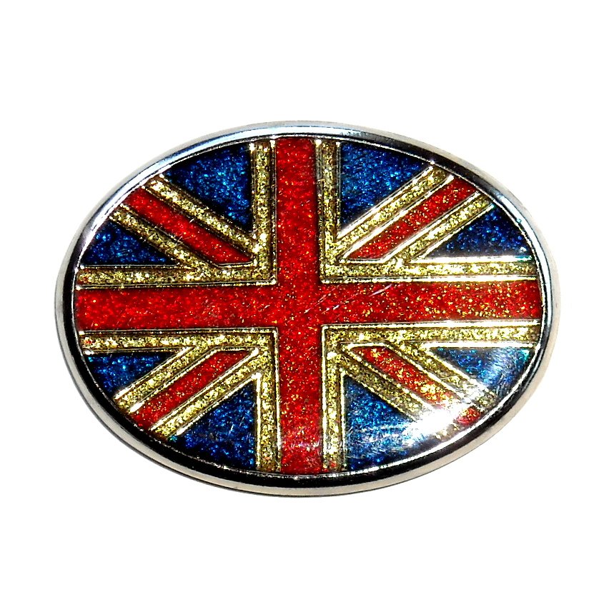 United Kingdom Flag UK British Union Jack Vintage Belt Buckle