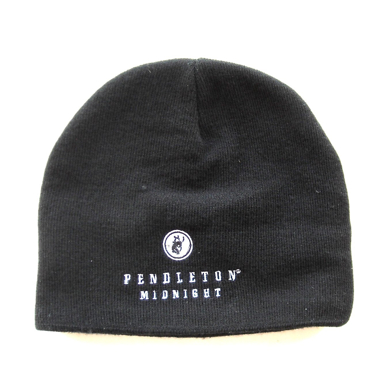Pendleton Midnight Whisky Black Knit Promo Hat Beanie Cap